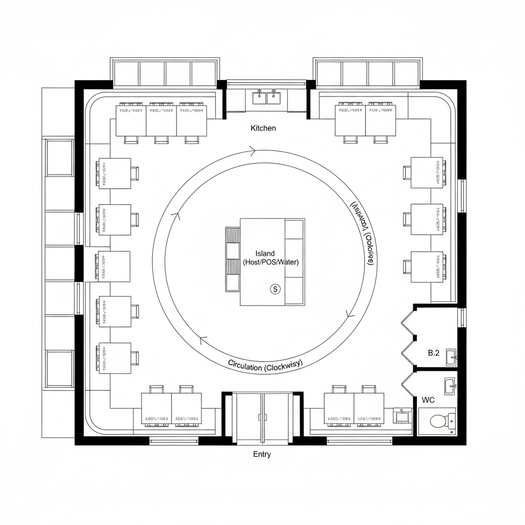 Simple Small Restaurant Floor Plan – Future-Ready Layouts