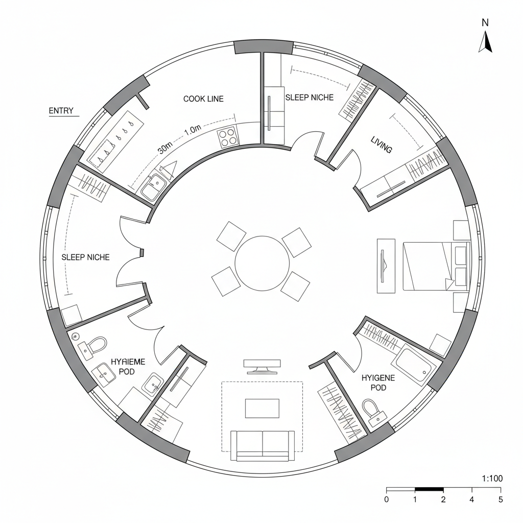 Studio Apartment Floor Plans Moscow – Future Lifestyle Interface