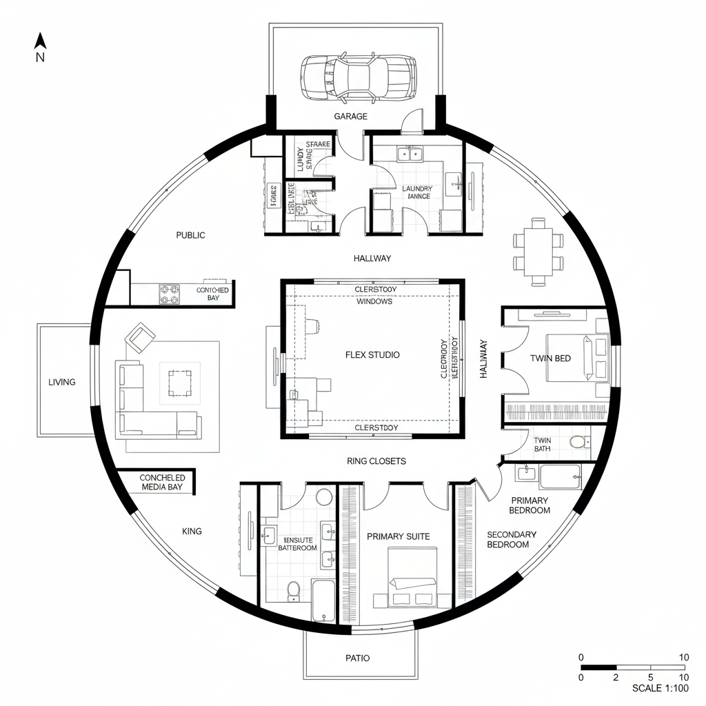 Modern Bungalow House Floor Plan: Future-Ready Layouts