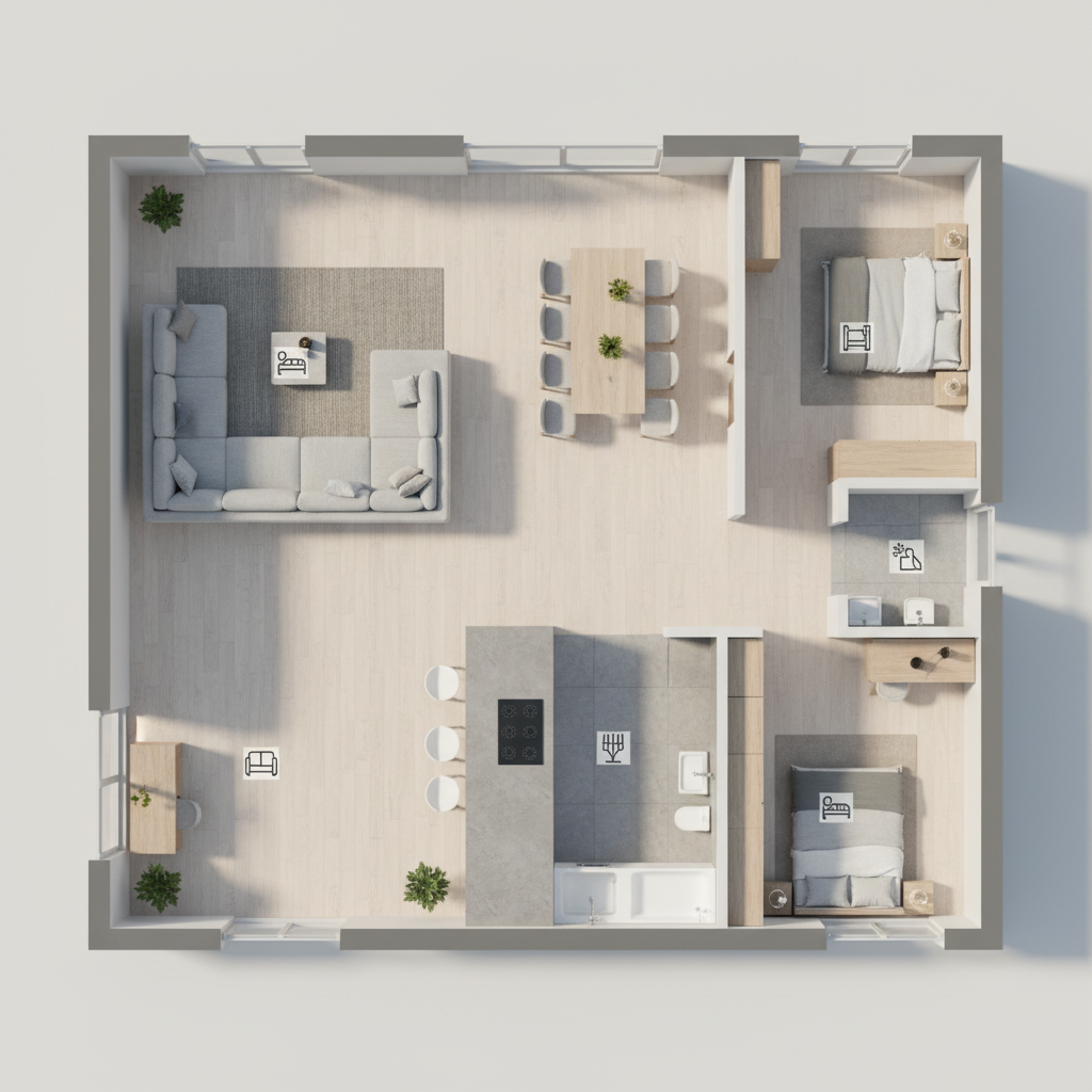 Planta de Casa Simples e Moderna: Guia de Layout