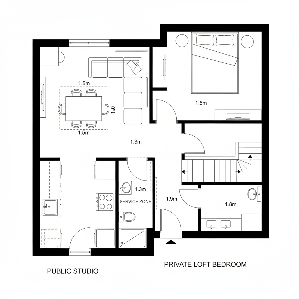 720 Sq Ft Two Floor House Plans That Fix Cramped Layouts