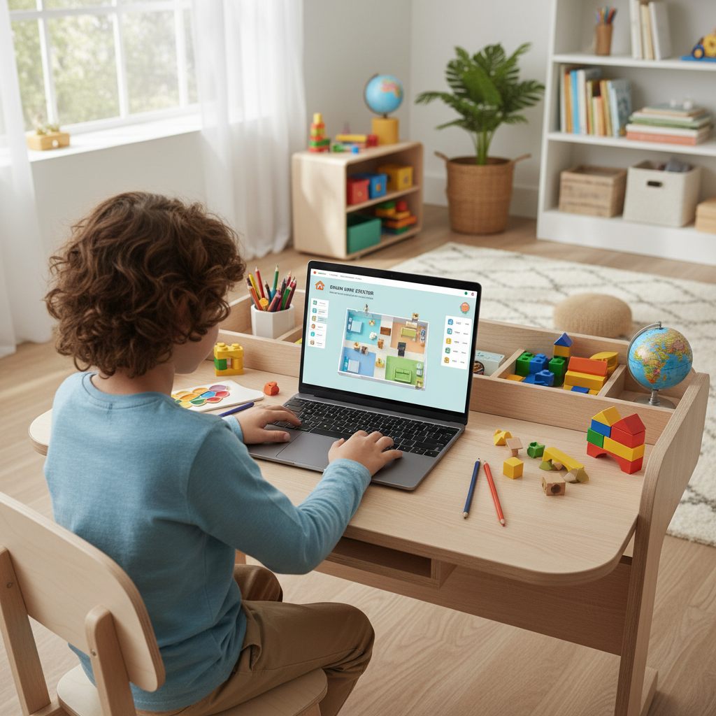 Programa gratuito para niños de diseño de casas