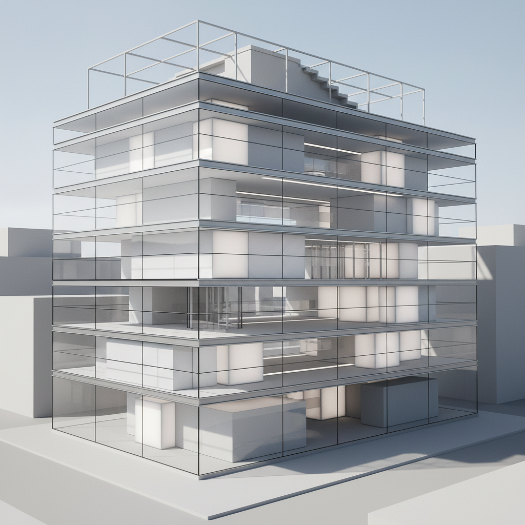 Three-Storey Commercial Floor Plan: Future-Ready Spatial Interface