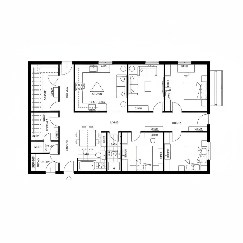 Can 650 Sq Ft Fit 4 Bedrooms? 3 Floor Plans That Work