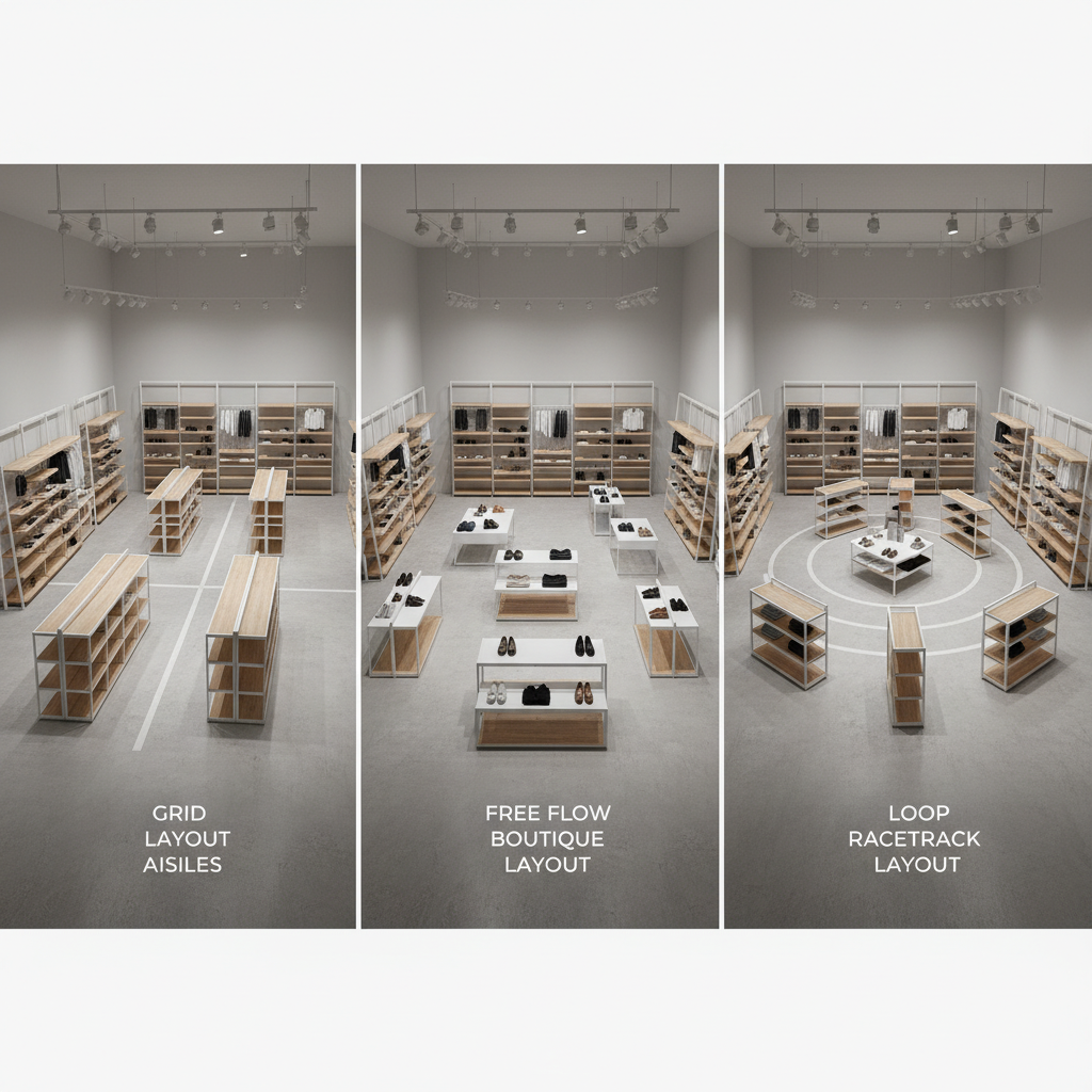 Store Feels Crowded? Pick the Right Retail Floor Plan Layout