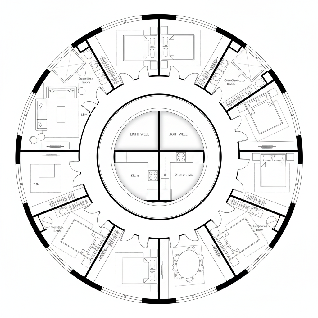 High-Floor 3000 Sq Ft Group Housing Layouts