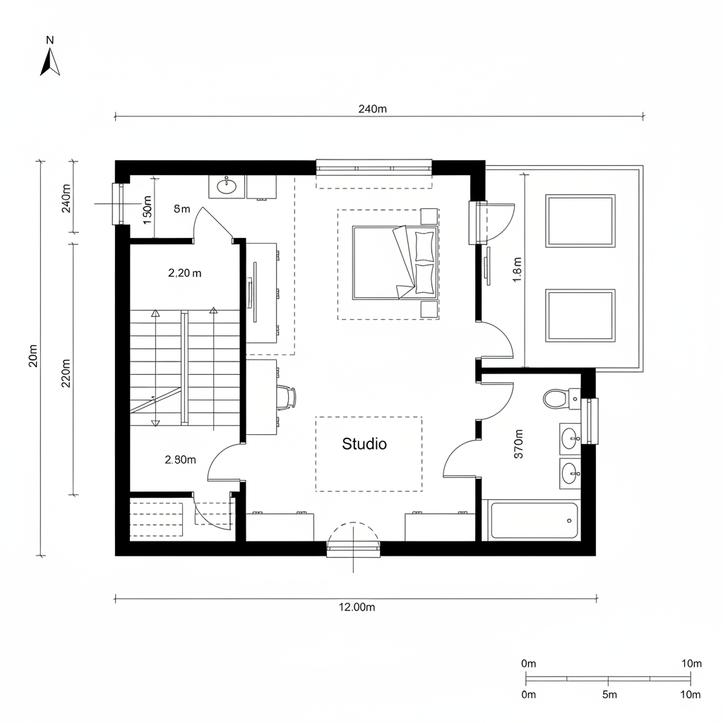 Chennai Three-Floor Urban Home Plan—Future Interface Design