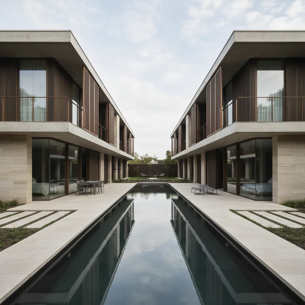 Two Homes with a Shared Pool: Future-Ready Floor Plans