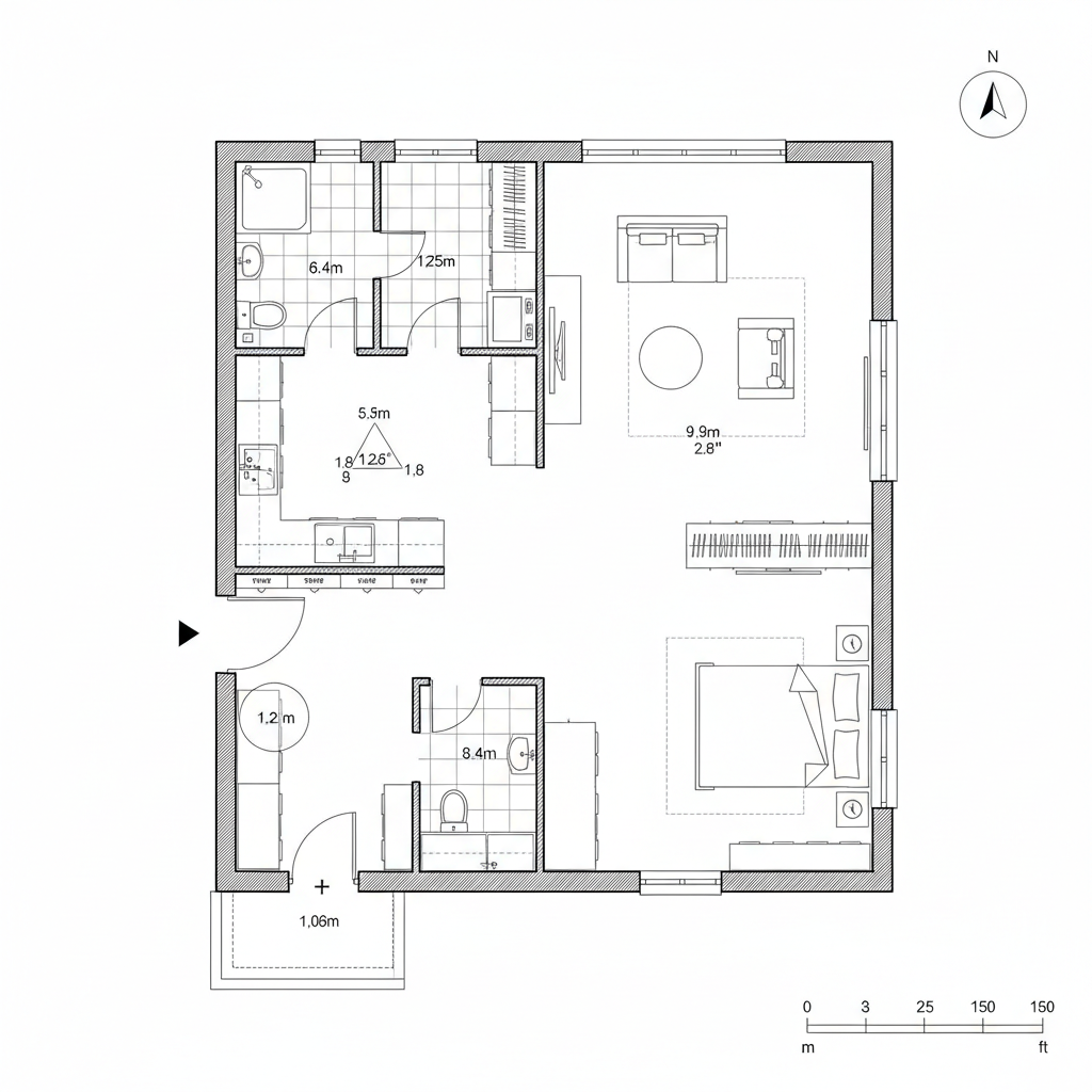 Cottage House Plans: First-Floor Master with Future-Ready Flow