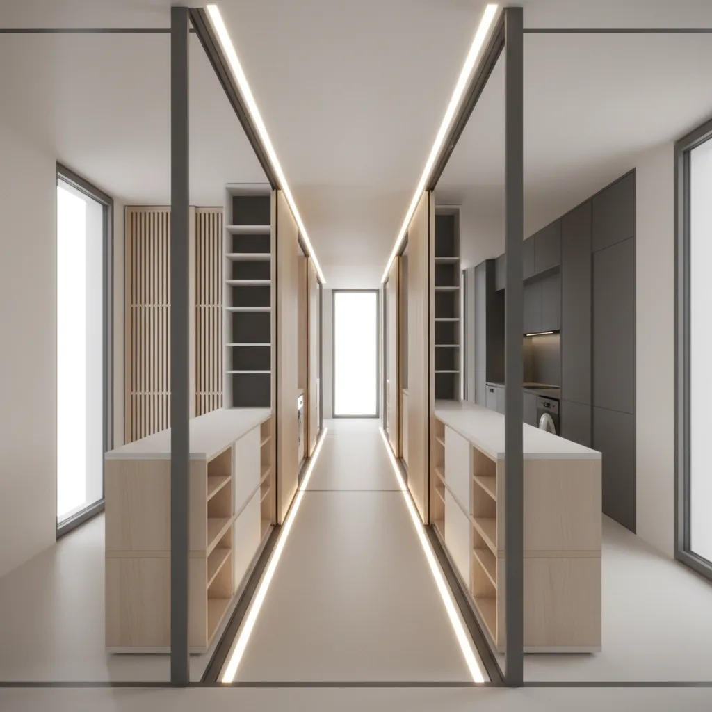 Single Bedroom House Plan on 1st Floor—Future Interface Design