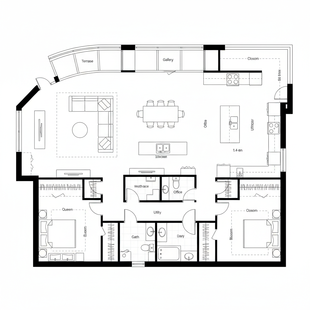 Penthouse Floor Plans in Apartments — A Futurist Designer’s Take