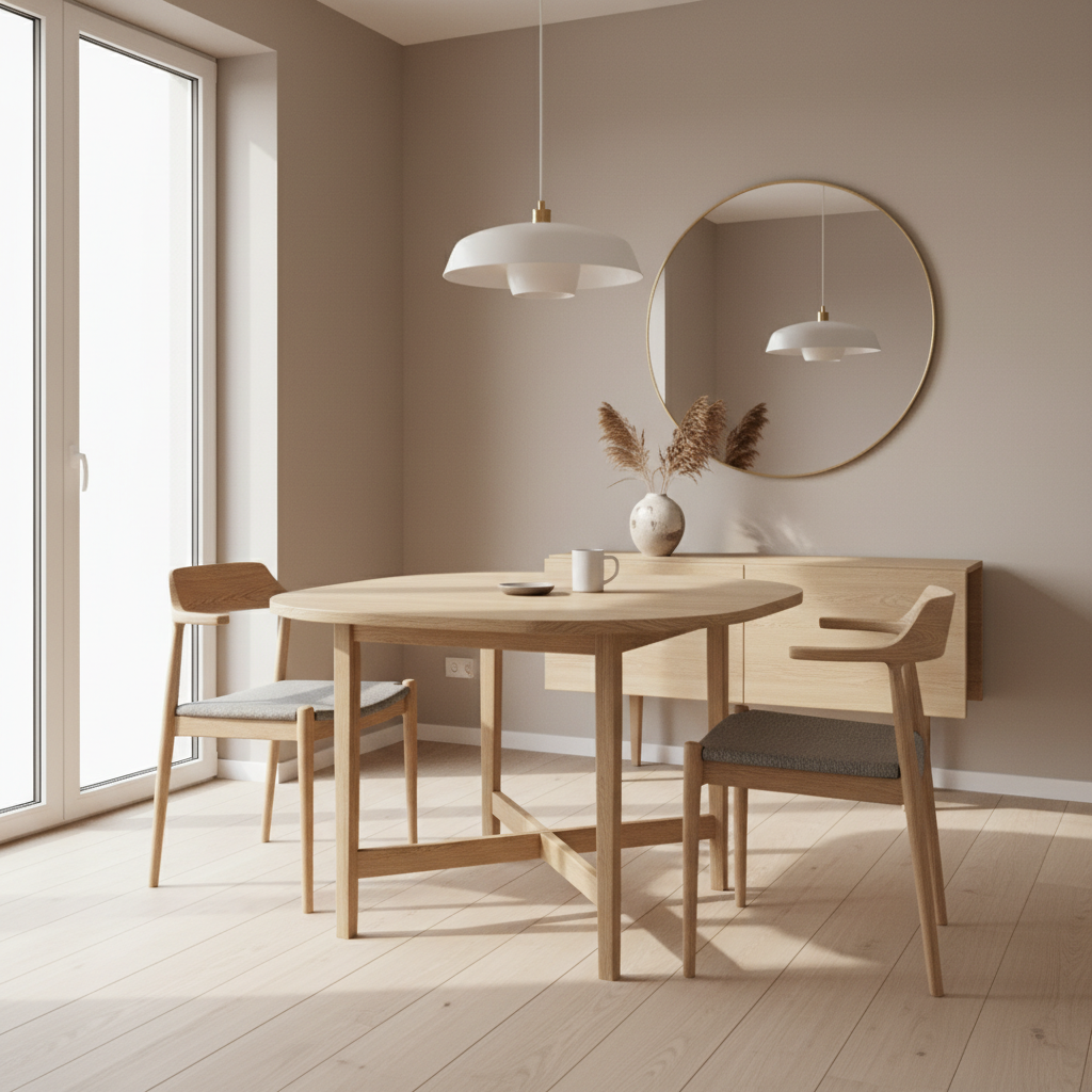 No Room for Dining? Drop Leaf Dining Table Fix