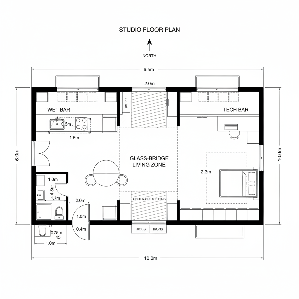 Ultra-Modern Small House Floor Plans: Interface-First Design