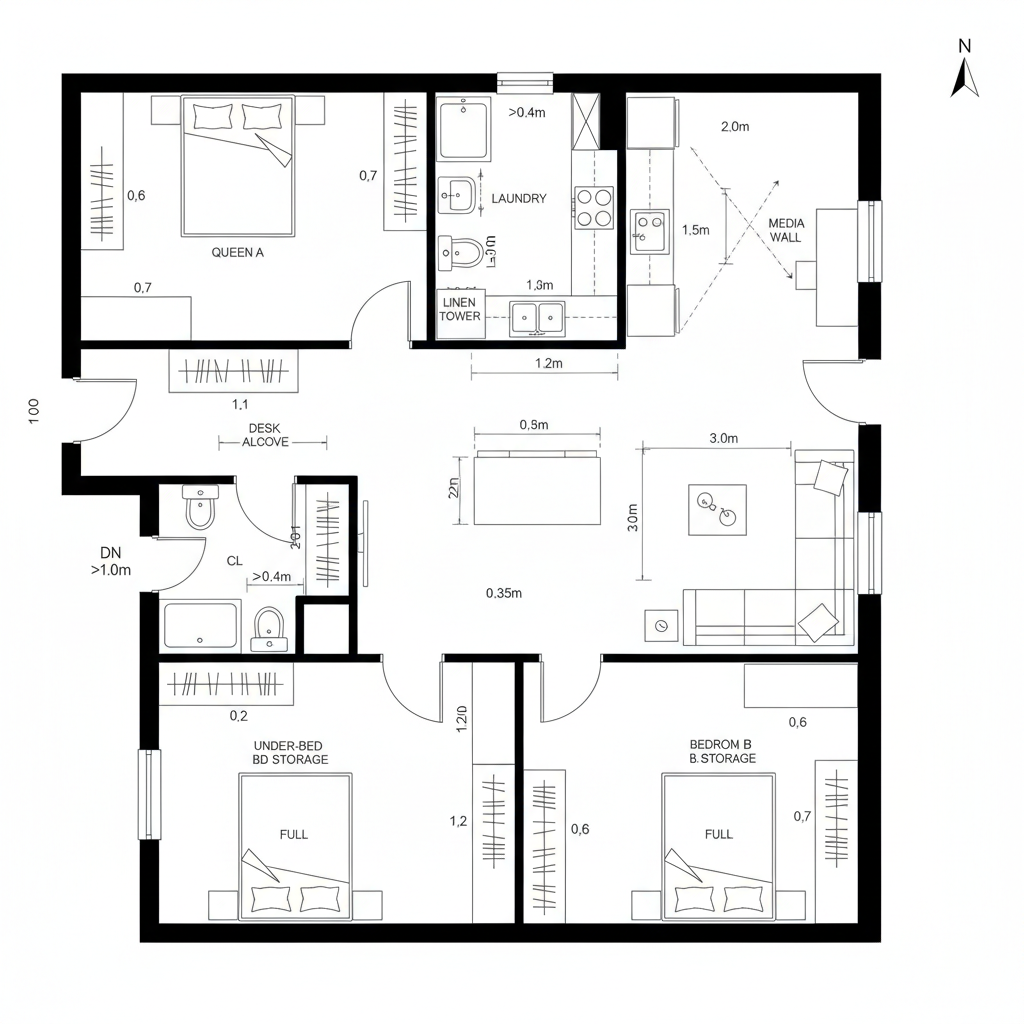 Simple Housing Floor Plans — Future Interface Design