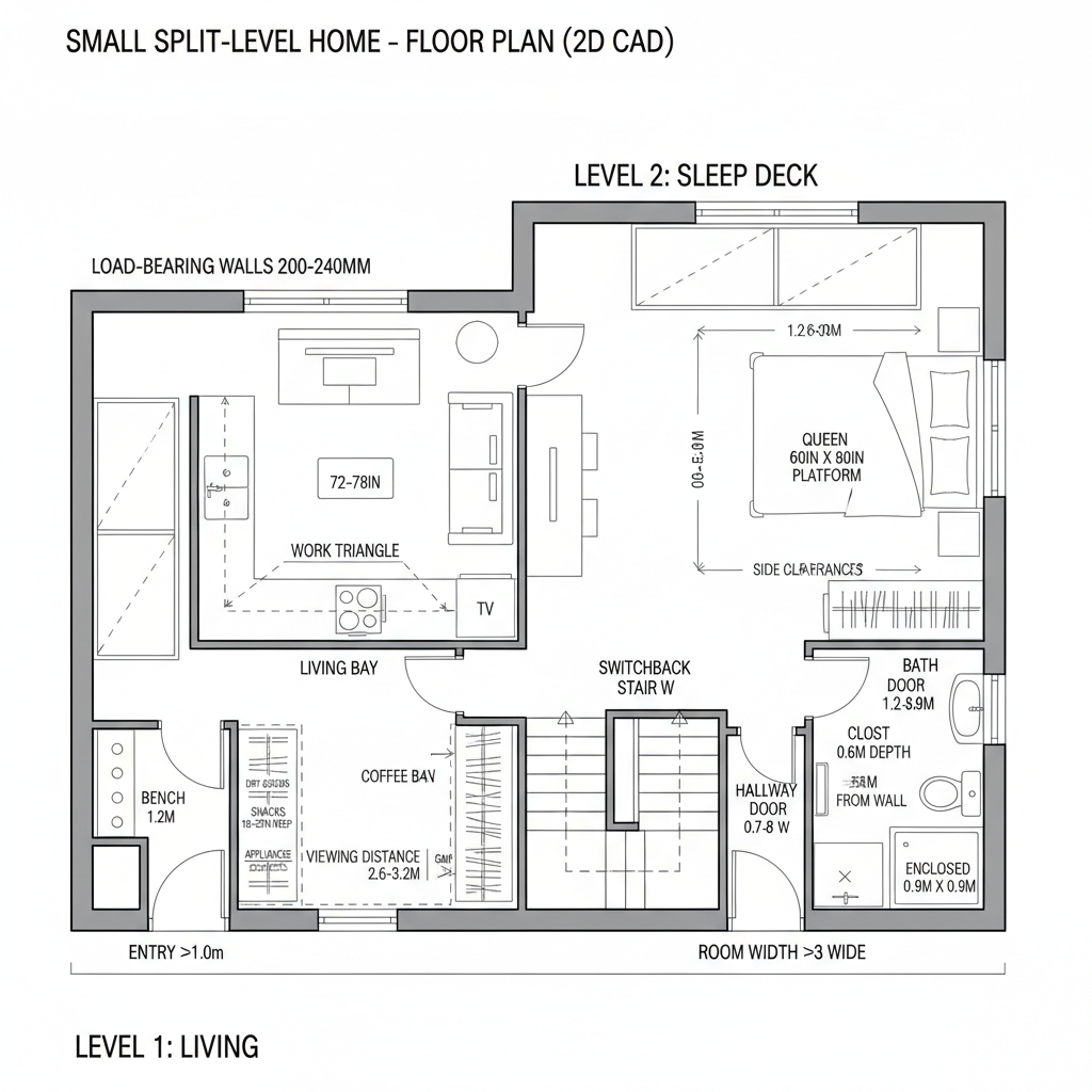 Very Small Two-Story Floor Plans: Compact Vertical Futures