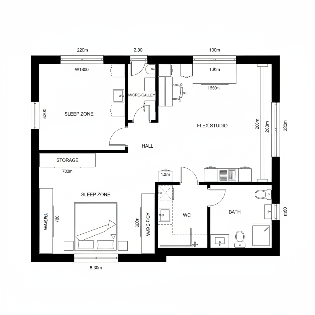 Sector 55 Master Floor Plan – Future-Ready Spatial Interface
