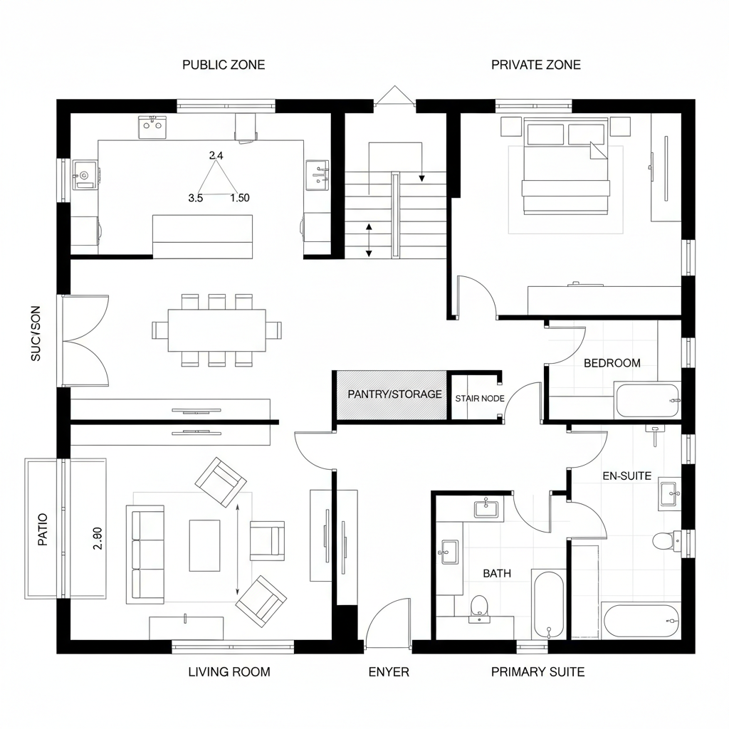 Two-Story House Plans with Ground-Floor Master | Future-Centric Layouts