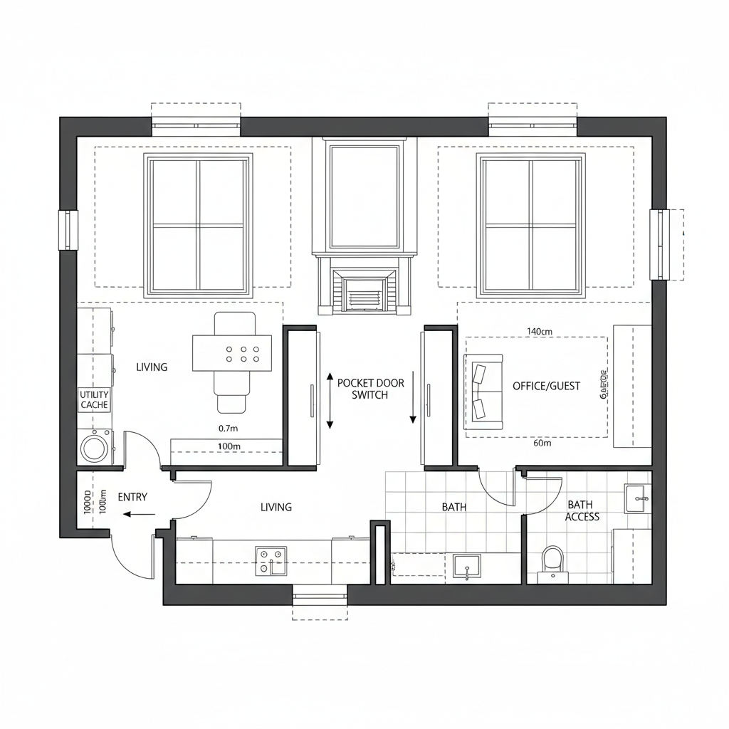 French Apartment Floor Plan: Future-Ready Interface Design