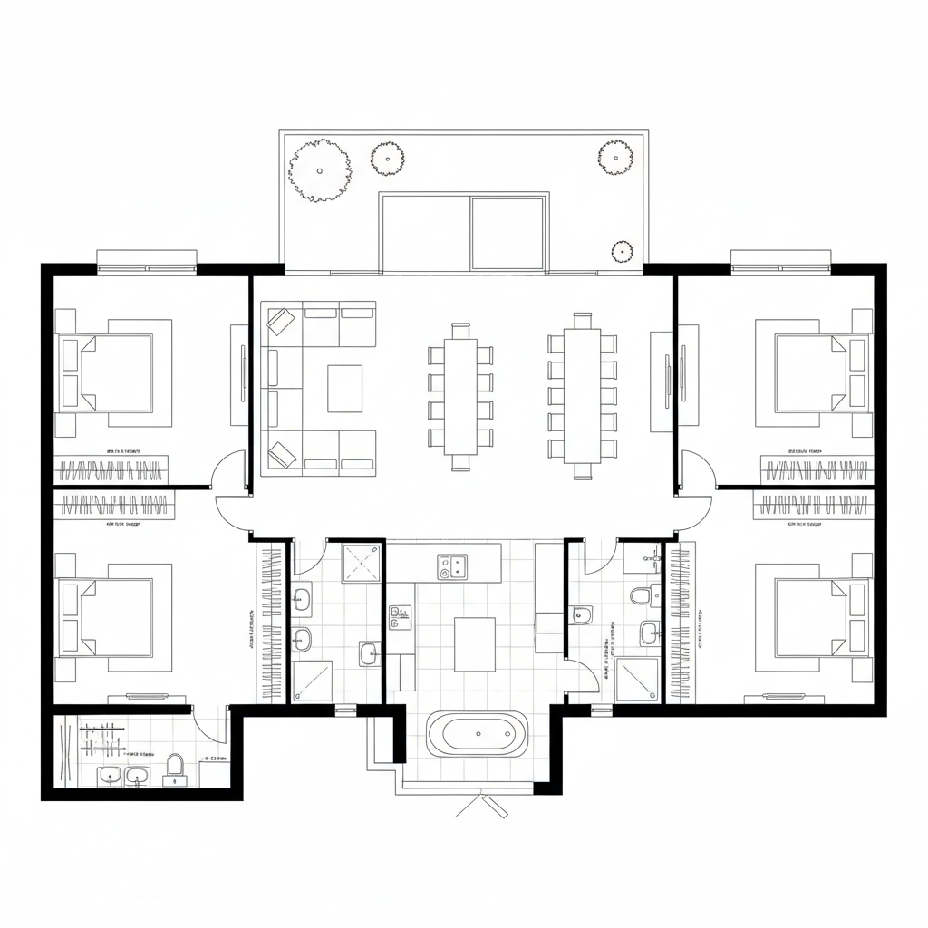Future-Ready 4 Bedroom Villa Floor Plans