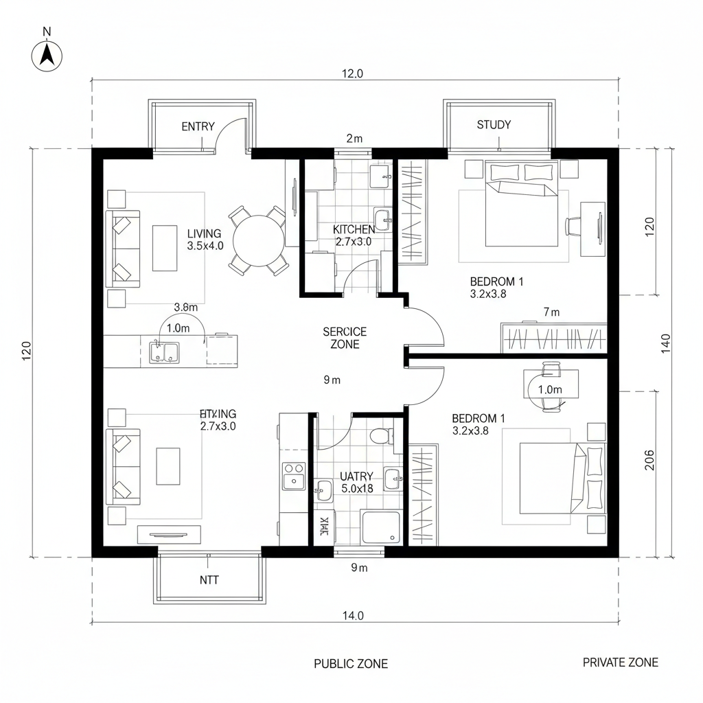 Simple Single-Floor Home Design Plans — Future Interface Thinking