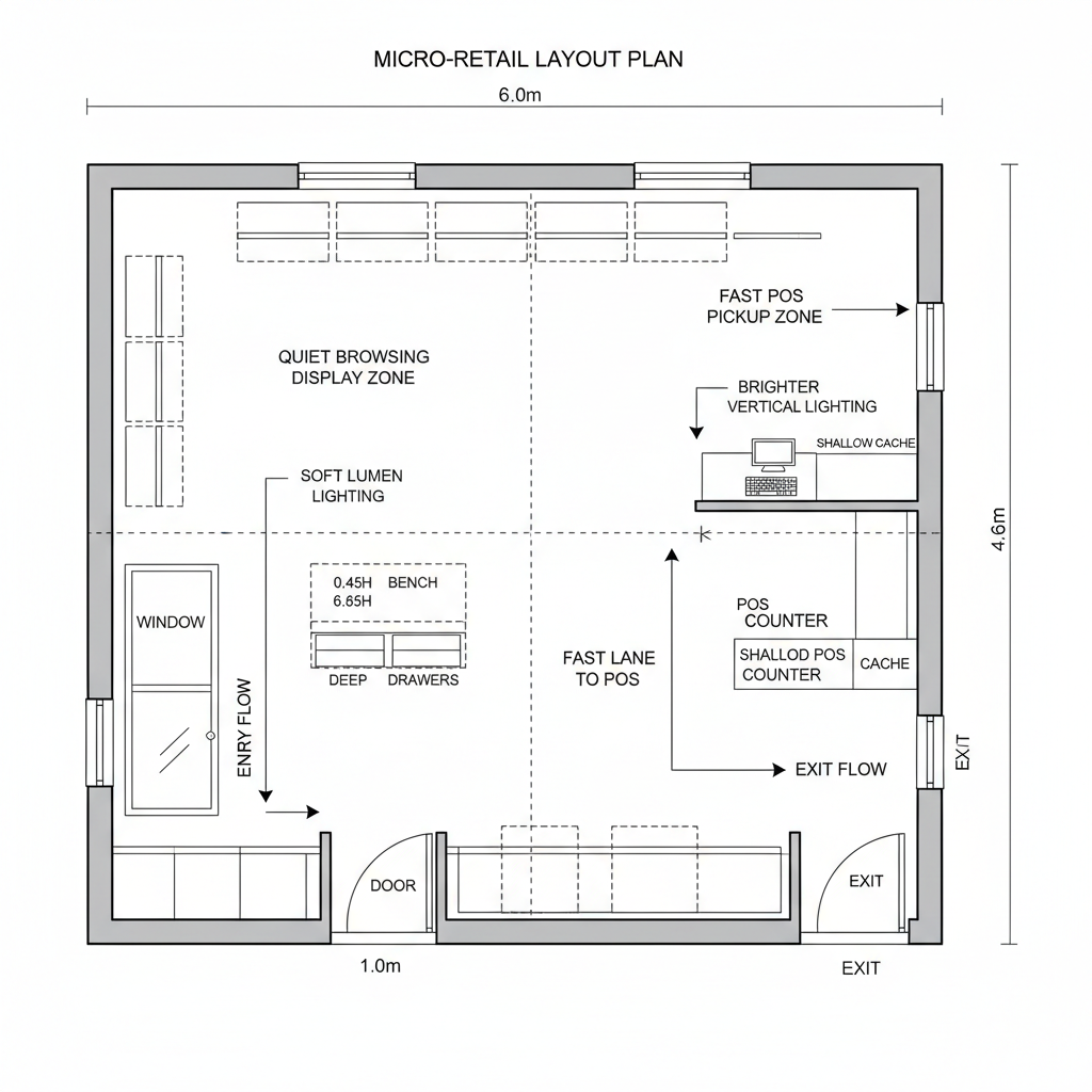 Designing a 300 sq ft Floor Shop Plan with Future-Ready Flow