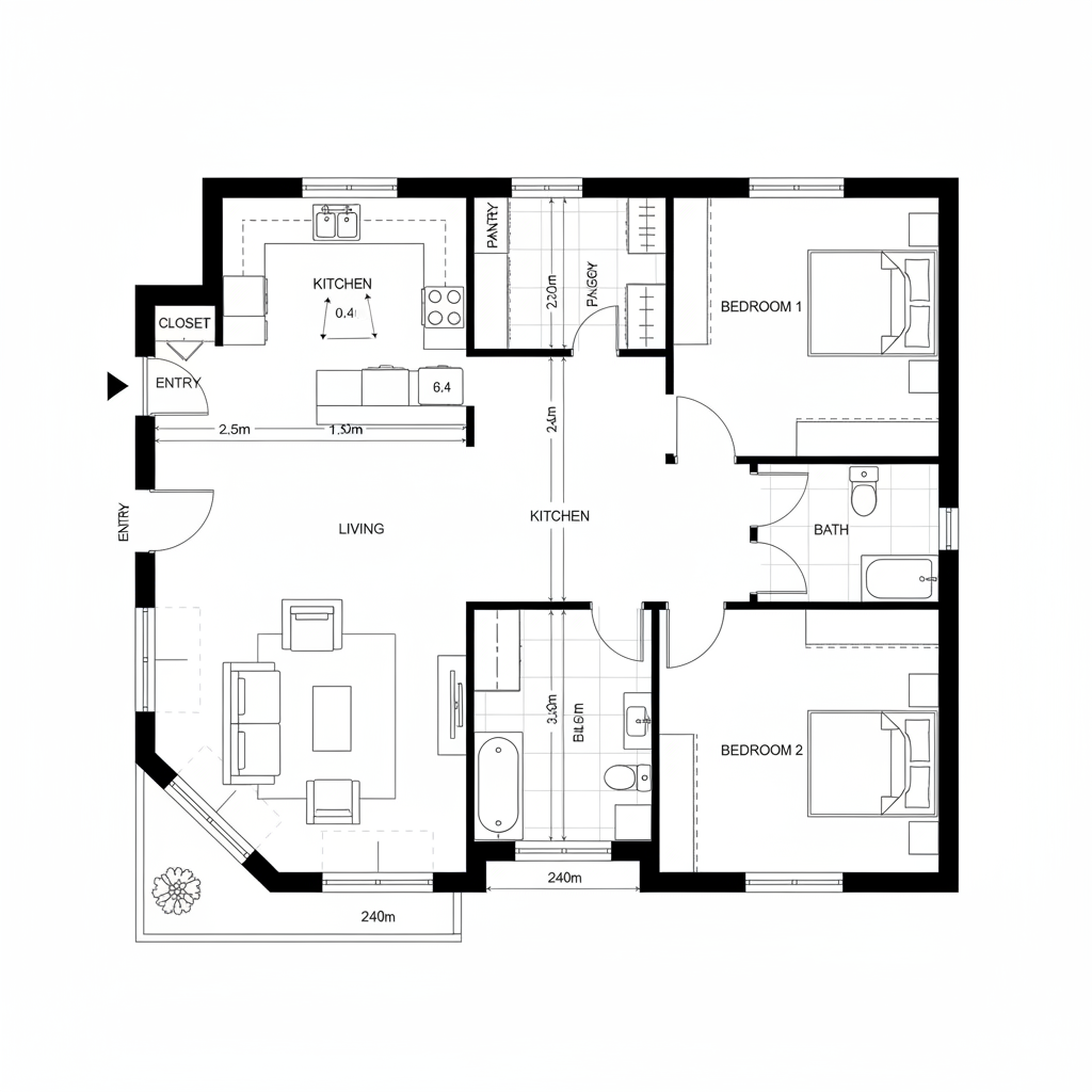 Simple Square House Floor Plans – Future Interface Design