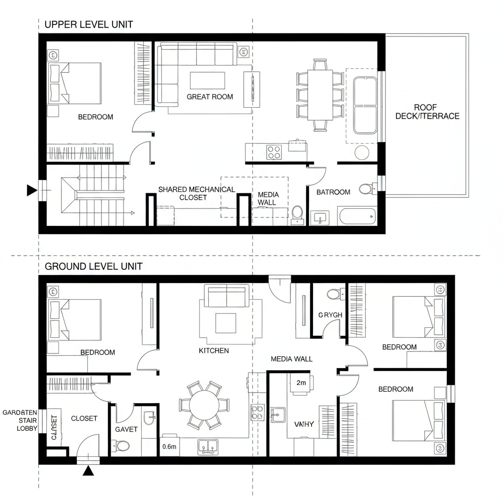 Duplex House Floor Plans: Future‑Ready Layouts by a Residential Designer