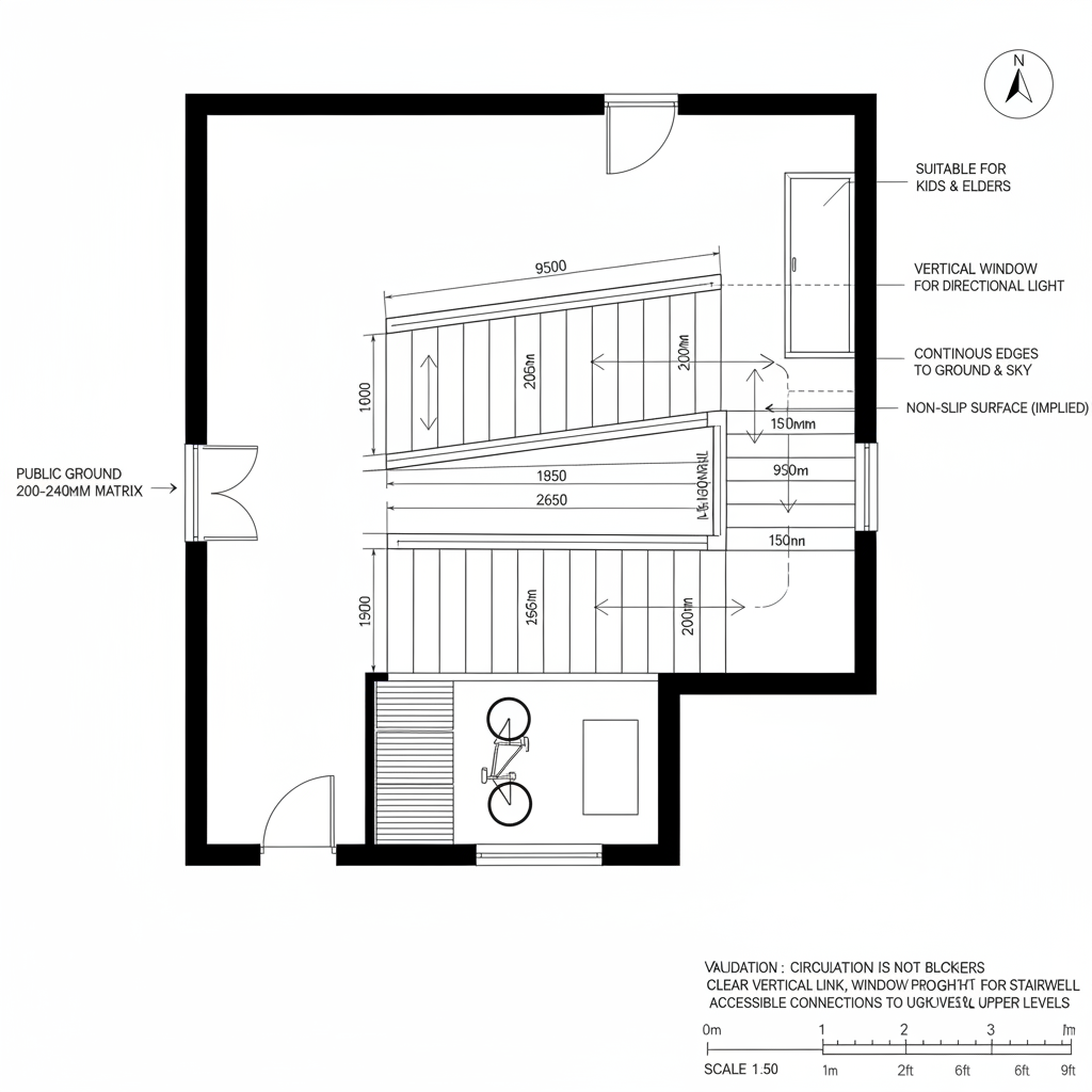CTICC Two-Floor Plan: Futurist Residential Interface
