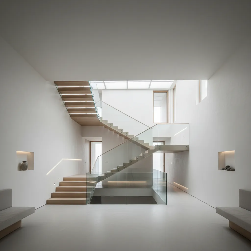 House Plan with Staircase Foyer: Future Interface for Arrival and Flow