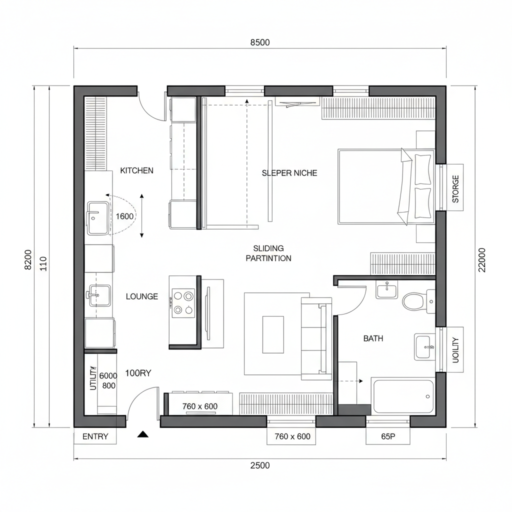 The Coterie Apartments Floor Plan – Future Interface Design