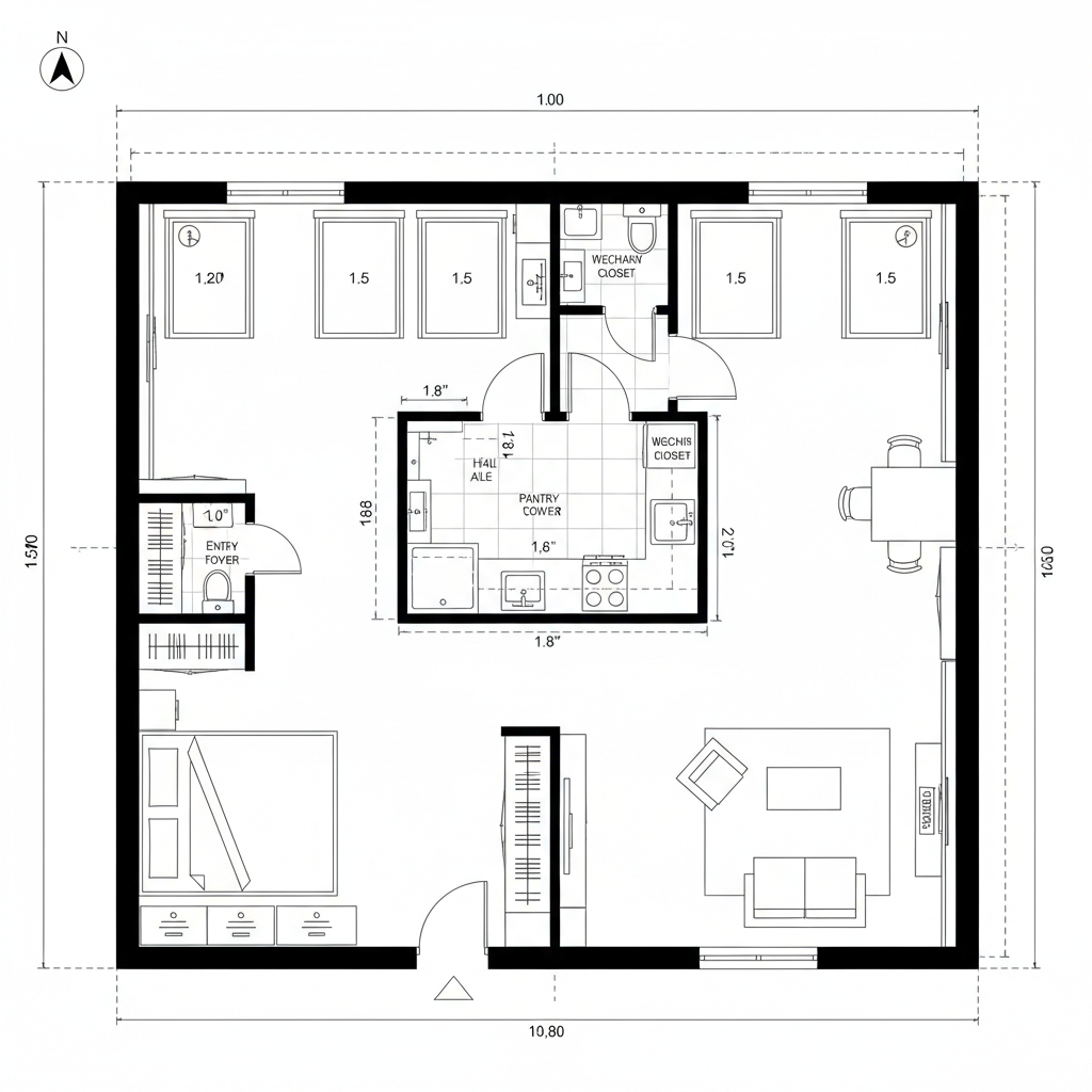 Simple House Design Ideas, Floor Plans—Future-Ready Layouts