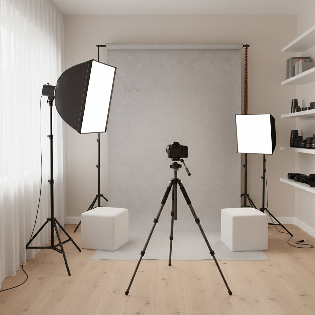 Desain Studio Foto Rumahan yang Fungsional