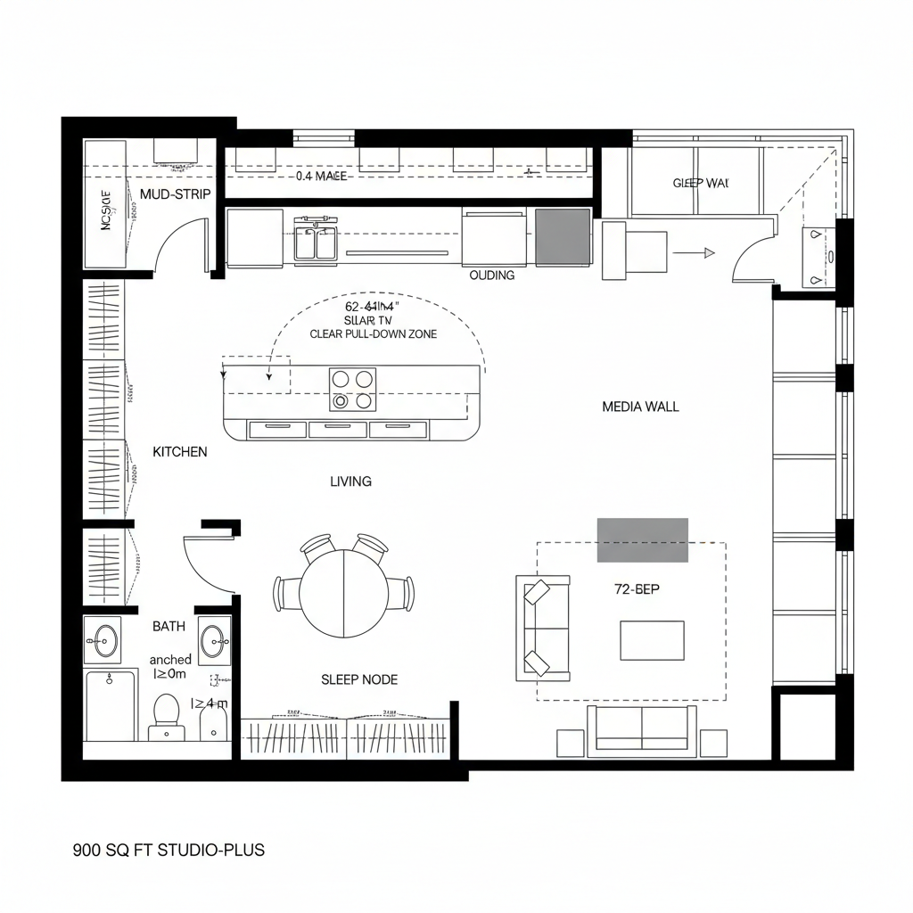 900 Sq Ft House Plan: 3 Layouts That Fix a Cramped Feel