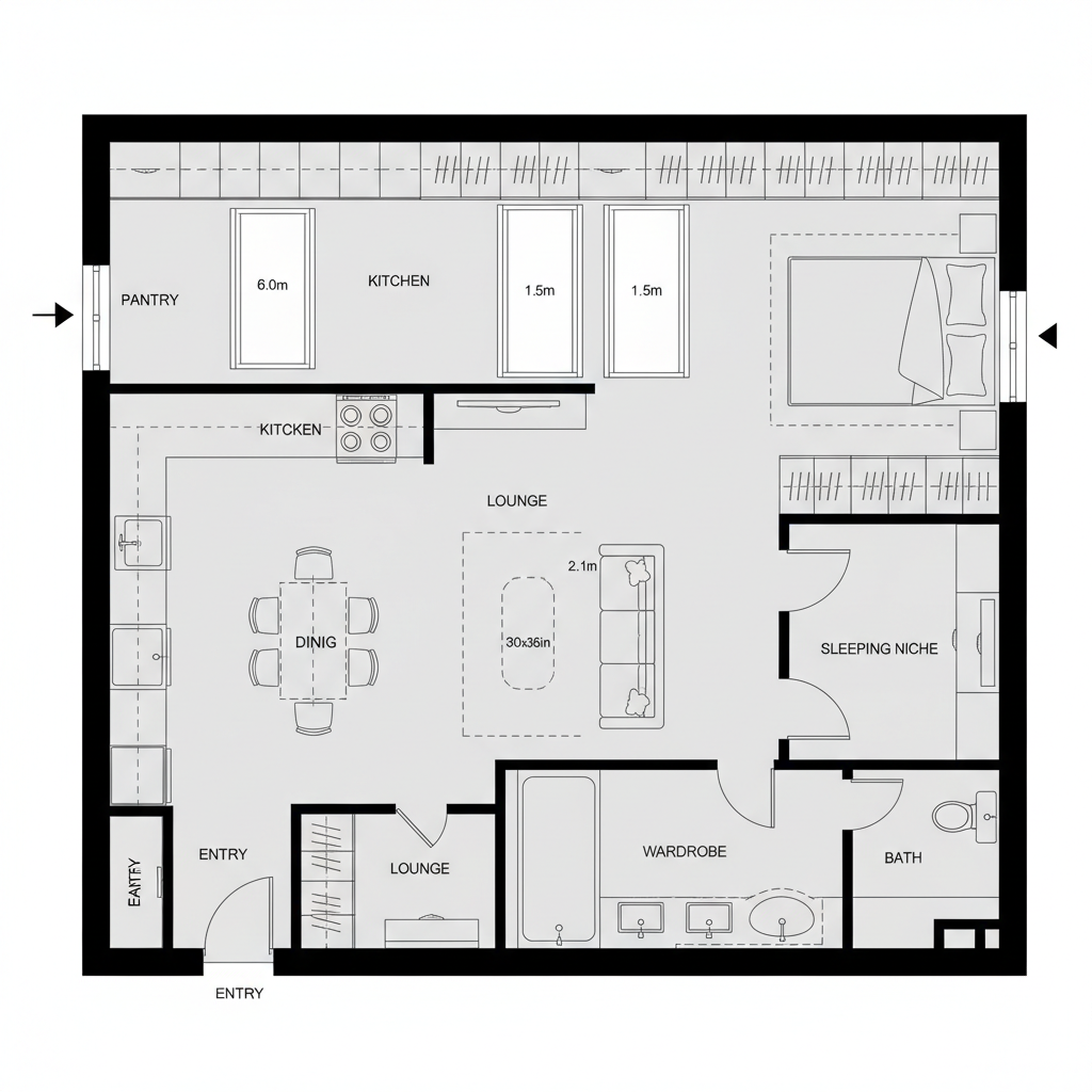 Simple Floor Plan Drawing Online — Future-Ready Layout Logic