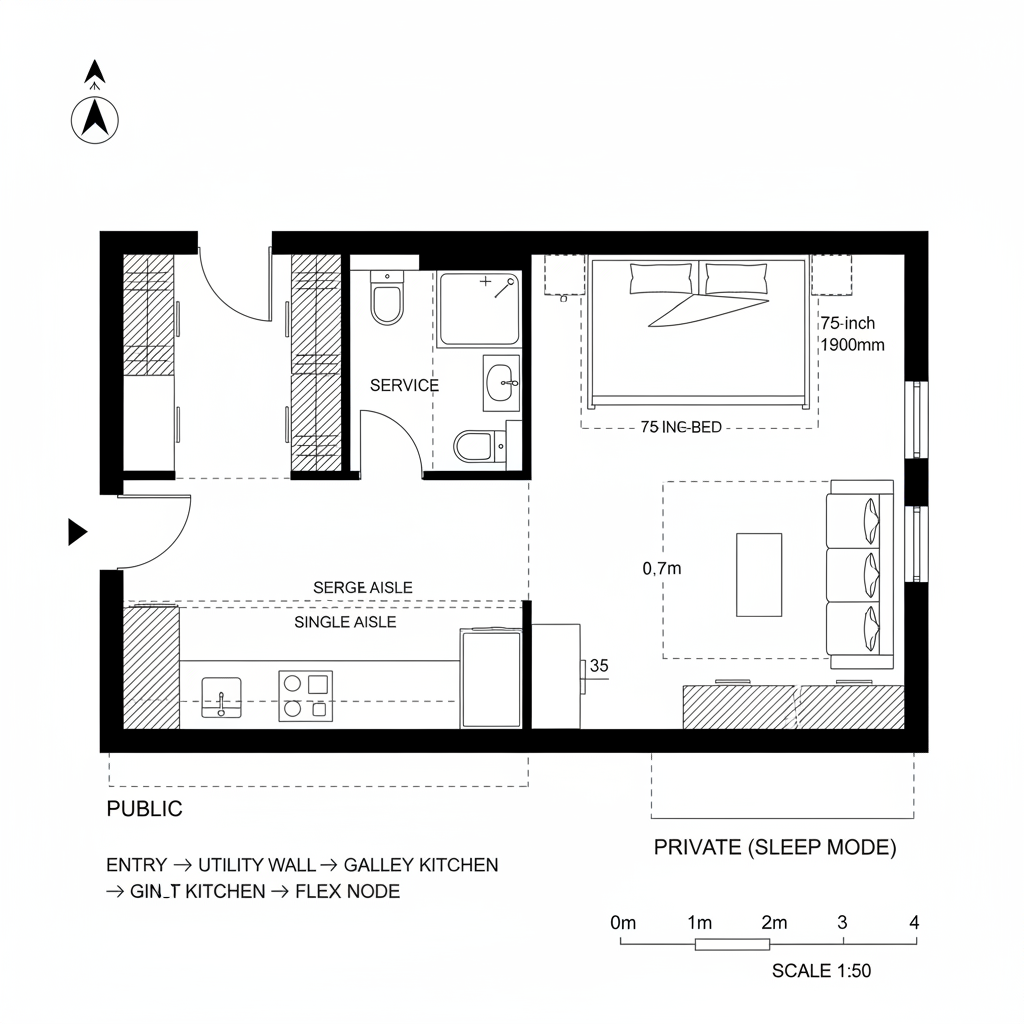 Frankford Studio Apartment Floor Plans—Future-Ready Micro Living