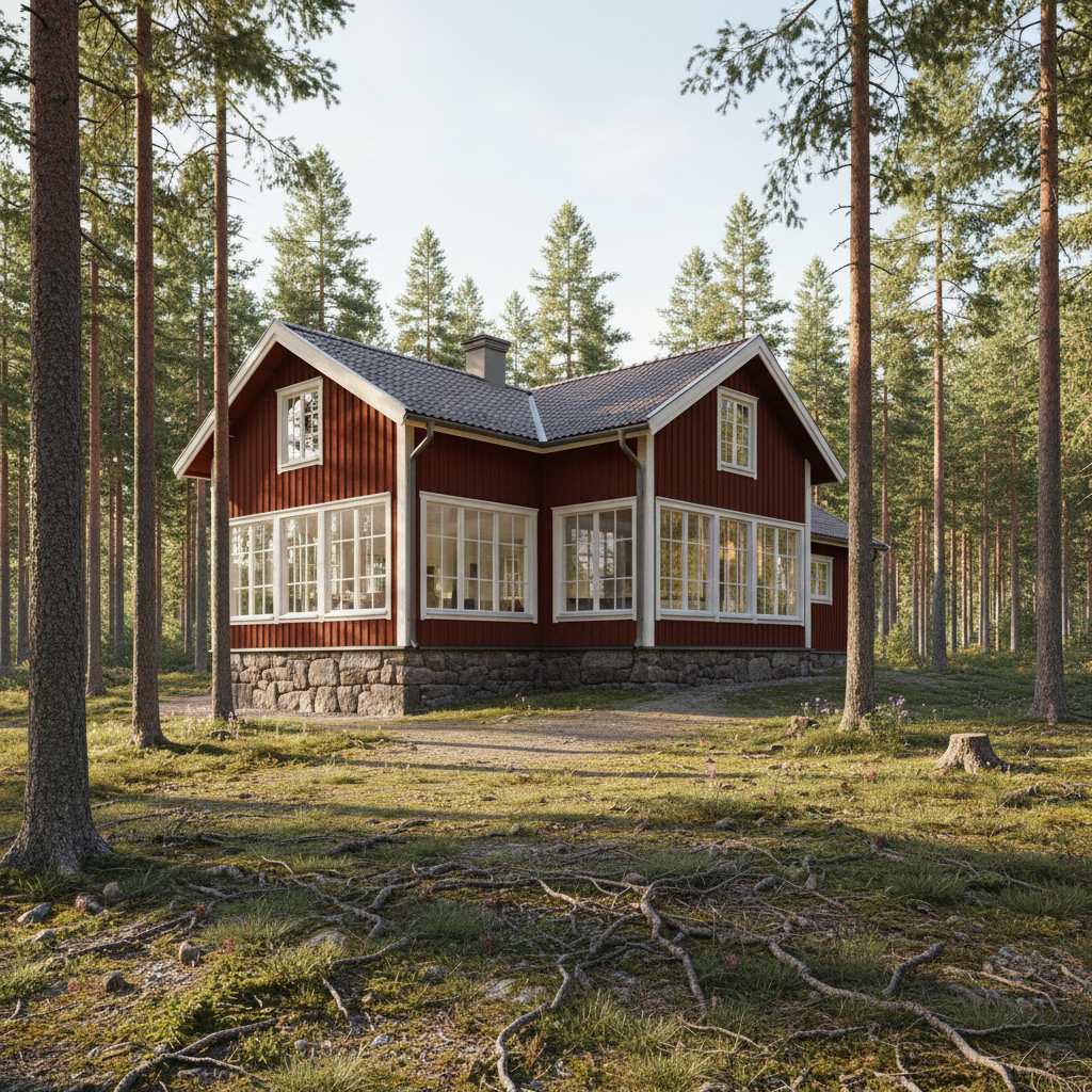 Diseño rural de casas en Suecia guía práctica