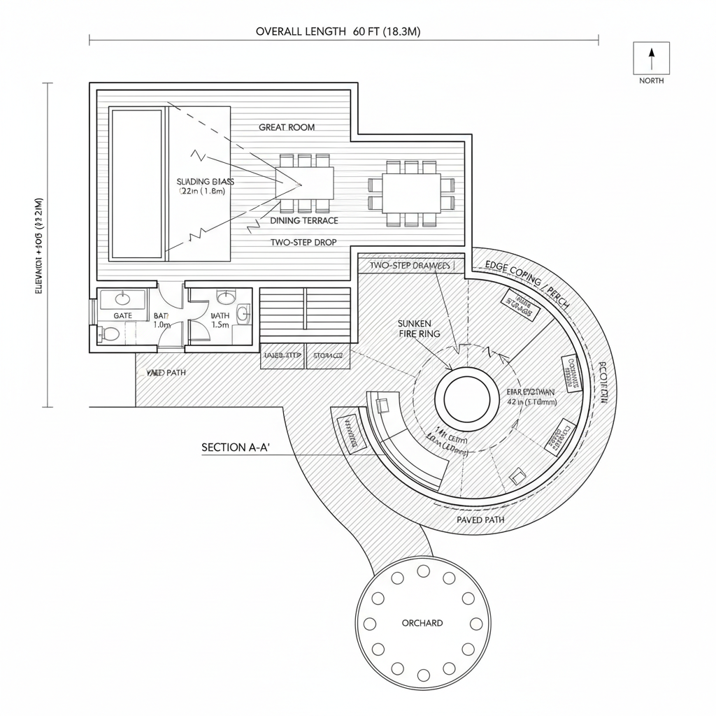 House Plan with Fire Pit Space—Layouts, Flow, and Future Utility