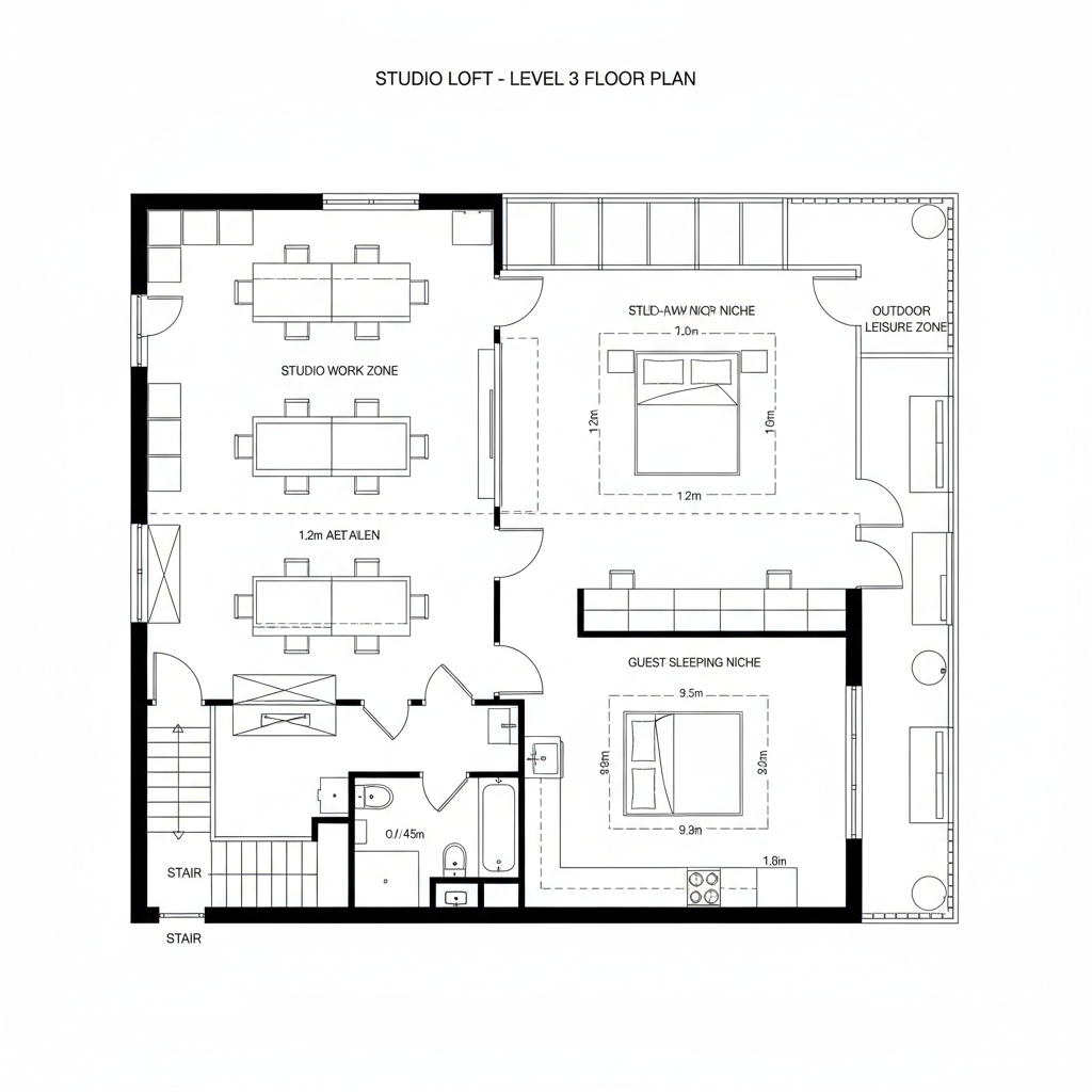 Three-Story Individual House Plan—Future Living Interface