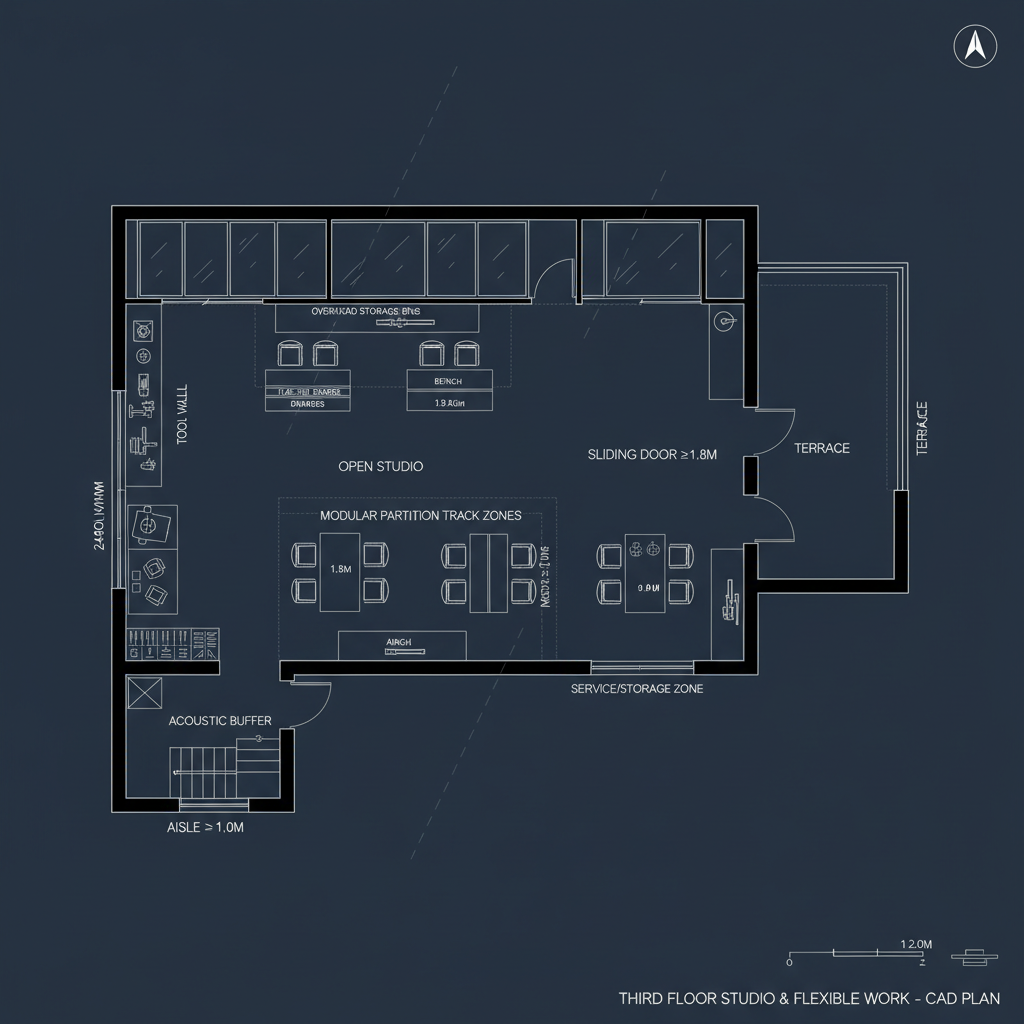 Autocad 4 Floors Plan to Fix Cluttered Multi‑Level Layouts