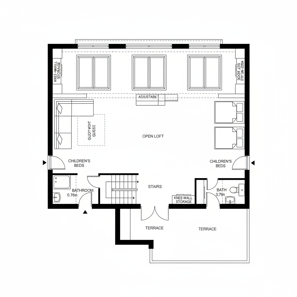 Future-Ready Traditional Three-Floor Home Plans