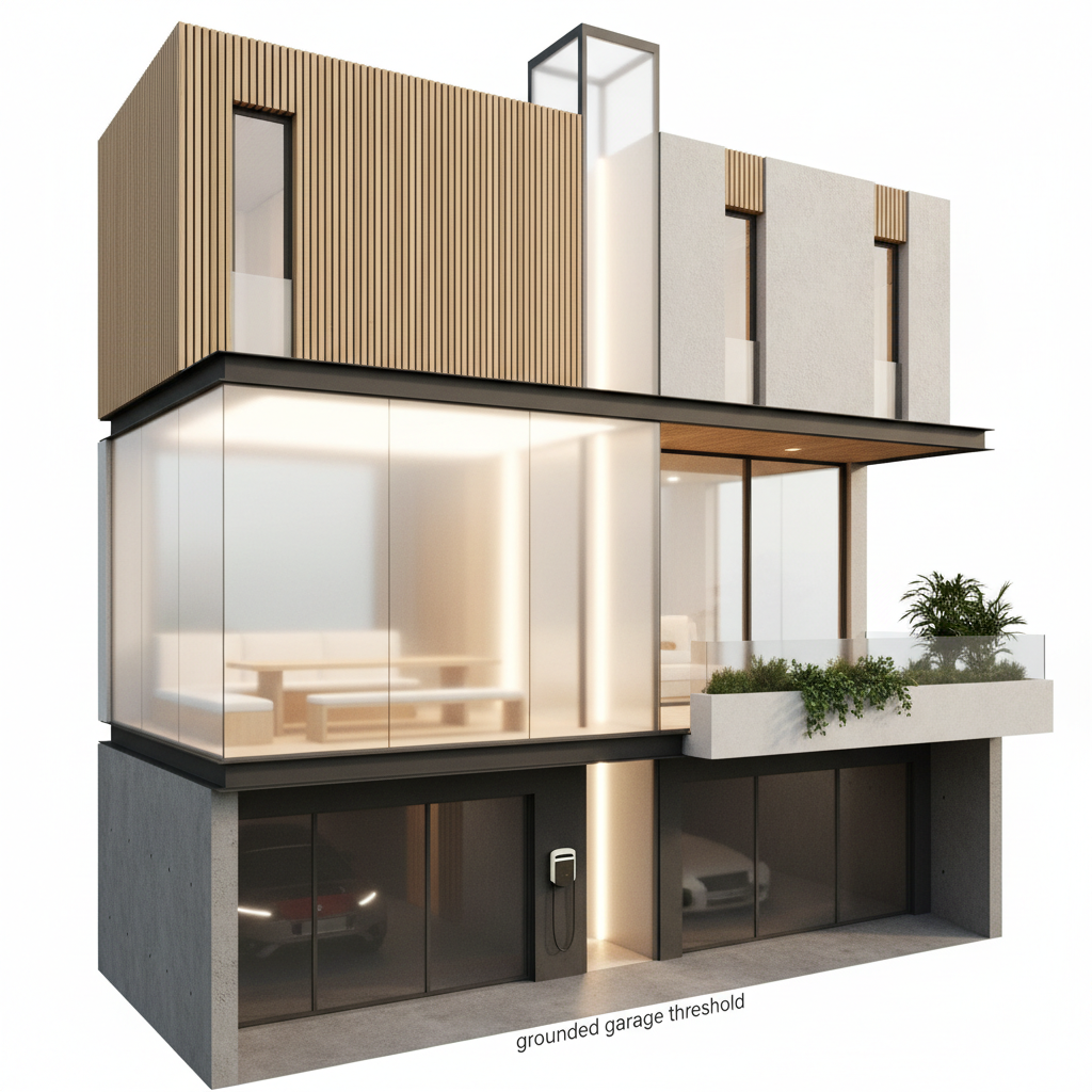 Messy Entry? Smarter Townhouse Layout with Garage
