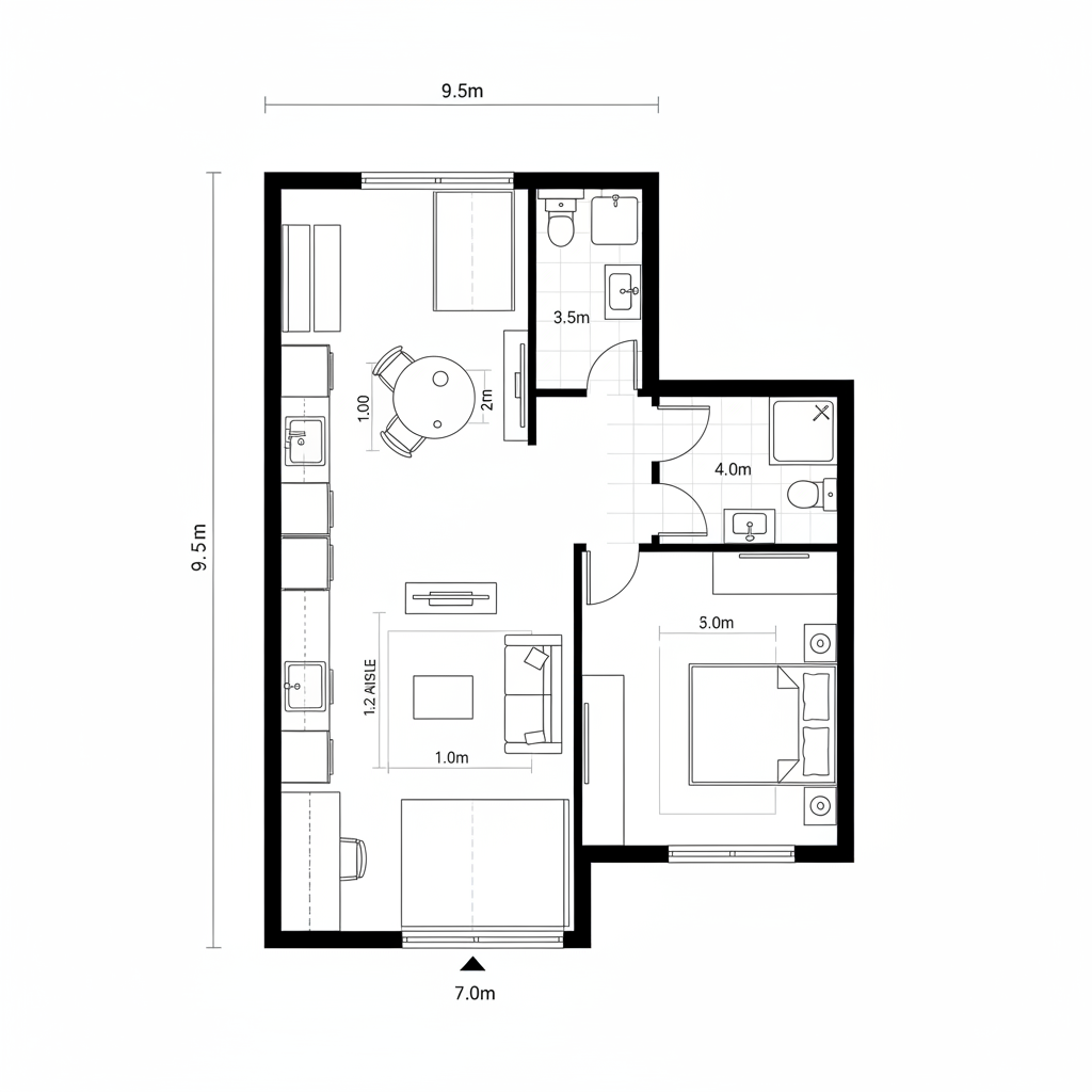 Cramped Flat? T Shape Floor Plan India Improves Flow