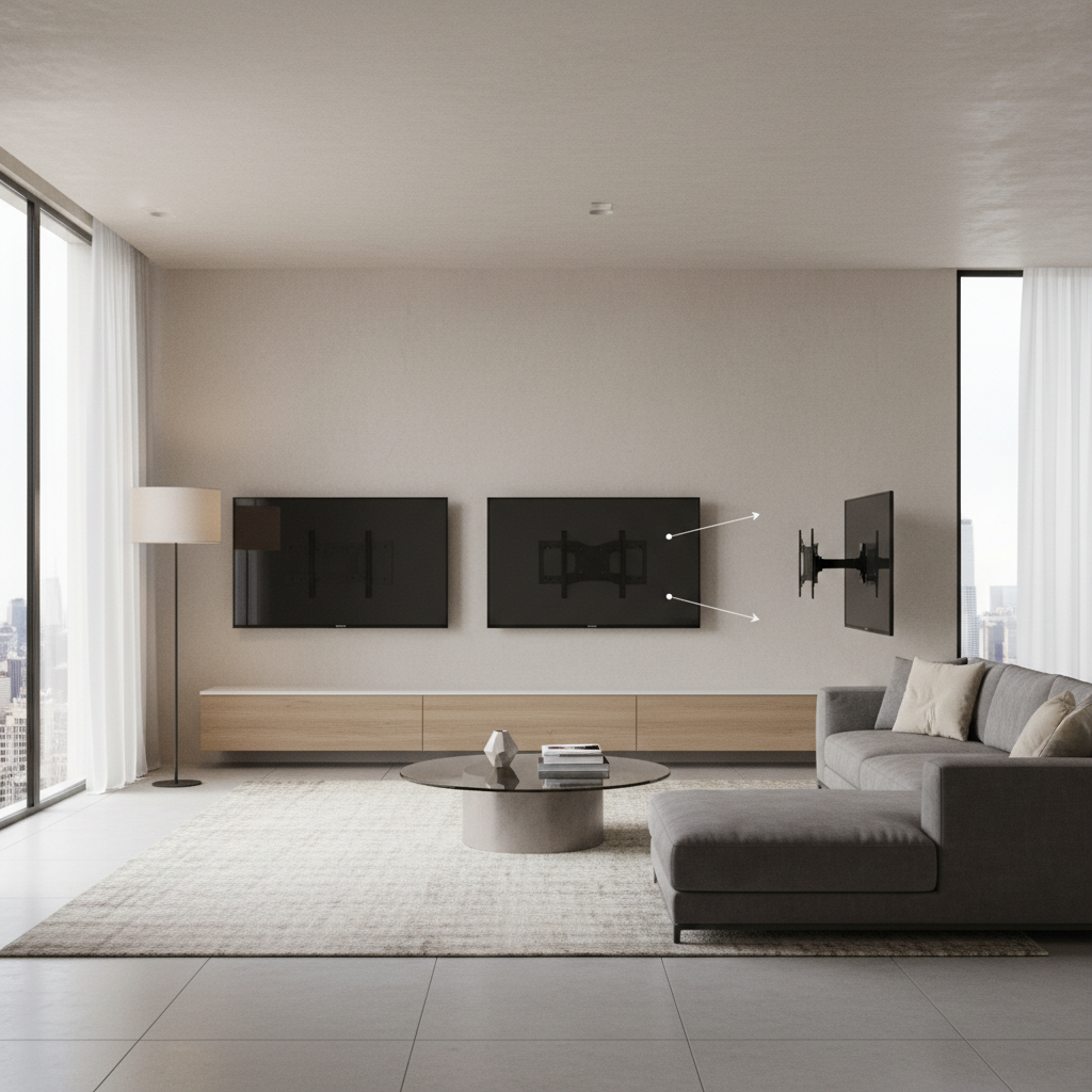 TV Wall Mount Types: Fixed vs Tilt vs Full Motion?