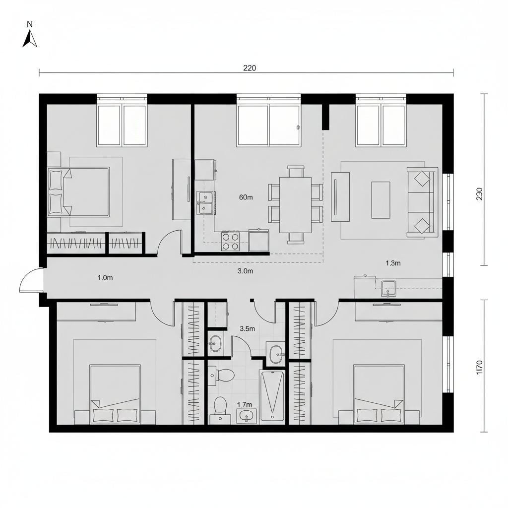 Simple House Design Ideas, Floor Plans—Future-Ready Layouts