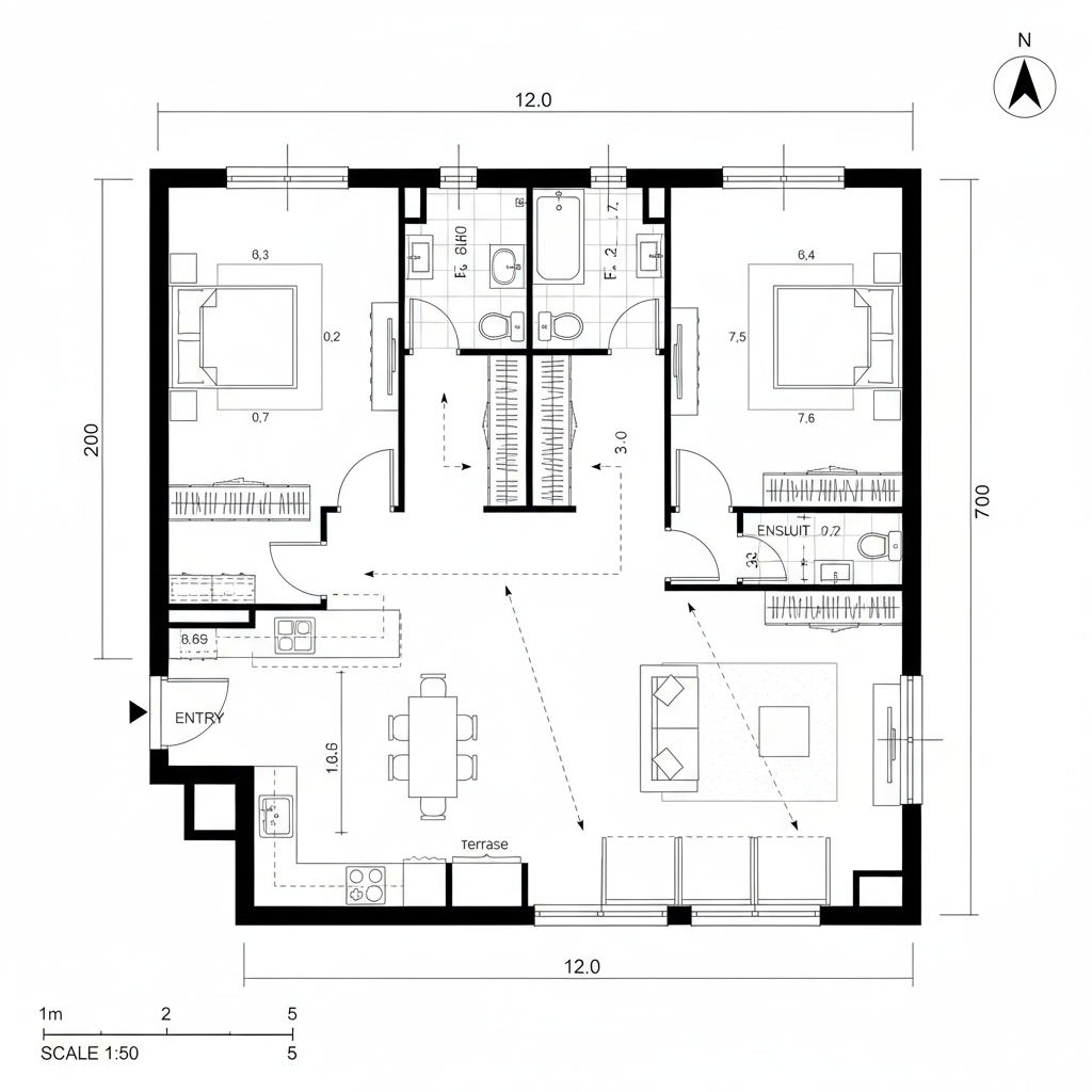 Simple Drawing Software Floor Plan by a Futurist Residential Planner