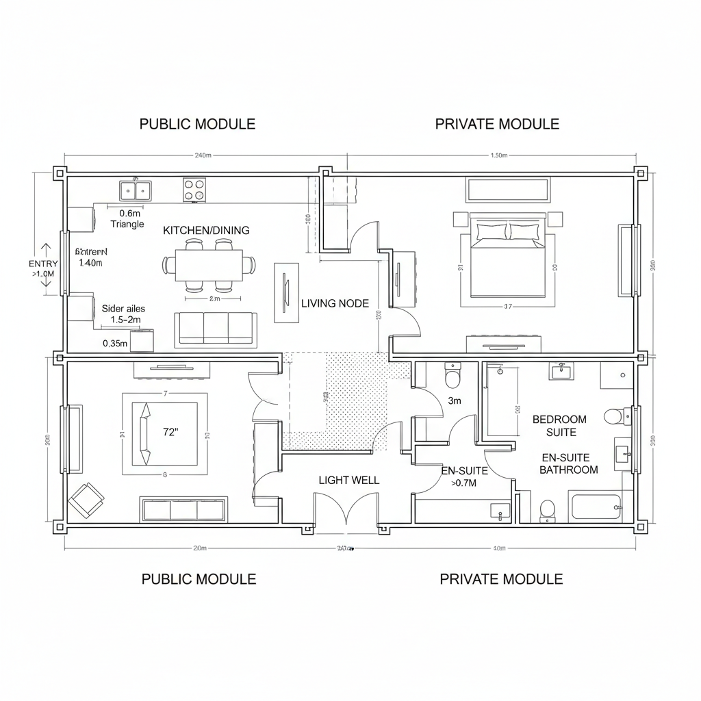 Shipping Container Apartment Floor Plans — Modular Interfaces for Tomorrow