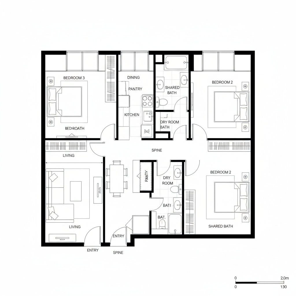 Purti Perch Floor Plans: Three Future-Ready Layouts