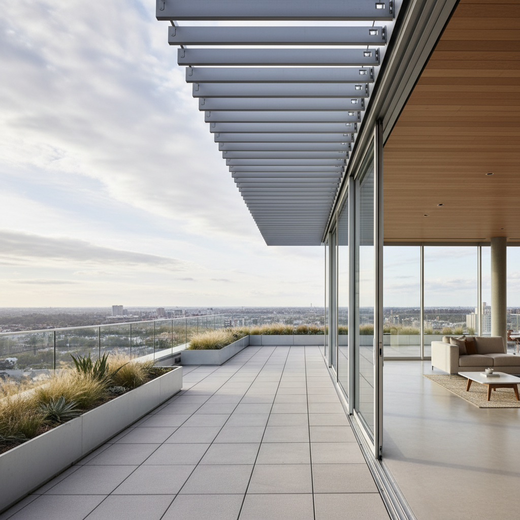 Open Terrace Floor Plan — Future-Led Residential Design by a US Planner