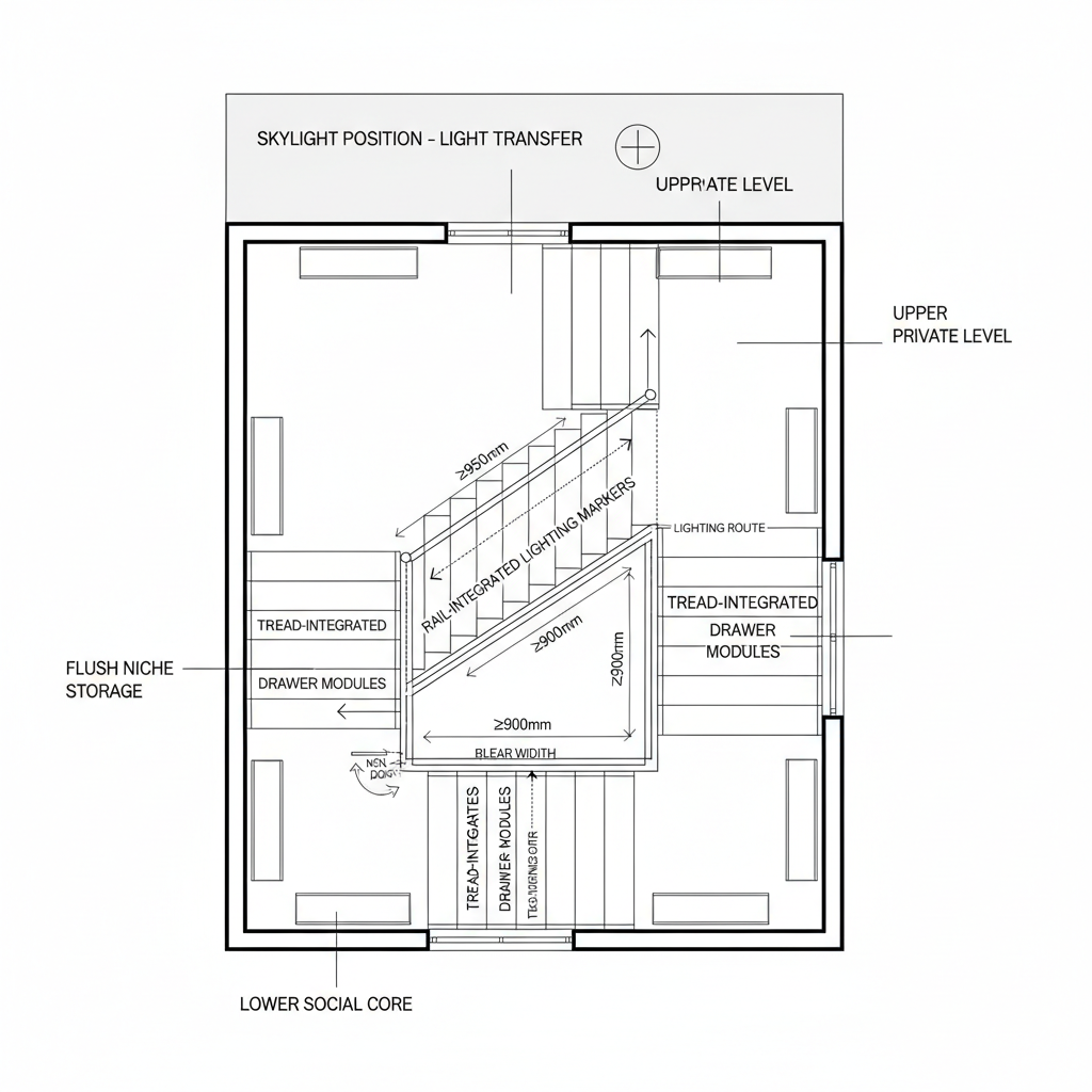 Two-Story 500 sq ft Home Plan — Future Interface Design