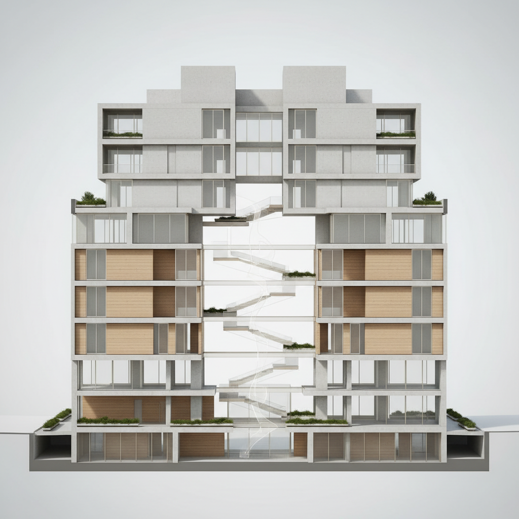 Future-Focused Floor Plan Samples for a Ten-Storey House